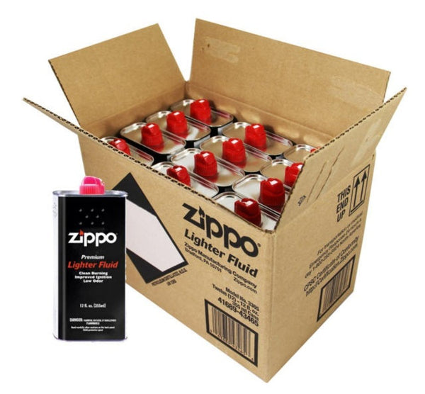ZIPPO LIGHTER FUEL 12OZ 355ML PER PC-3165 - SMOKE VALLEY