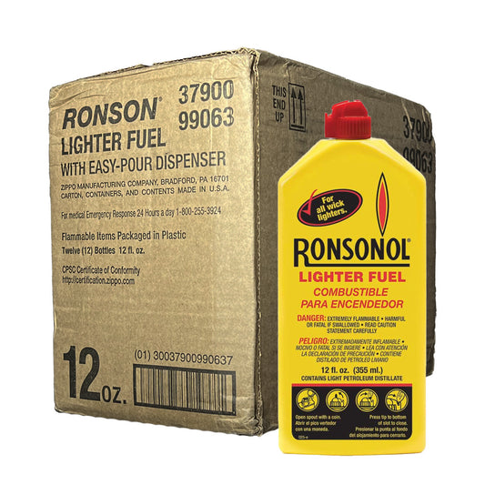 RONSONOL LIGHTER FUEL 12OZ (355ML)-99063 - SMOKE VALLEY