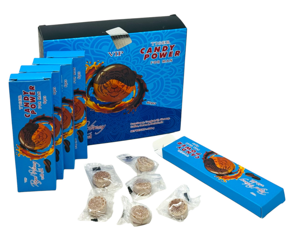 TIGER CANDY POWER FOR MEN 6CT 10 PACK - SMOKE VALLEY