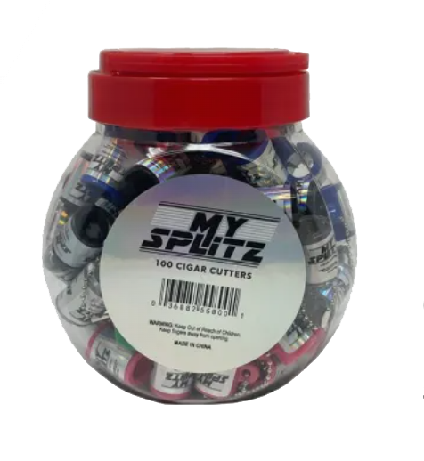 MY Splitz Cigar Cutter Blunt Splitters Jar of 100 - SMOKE VALLEY