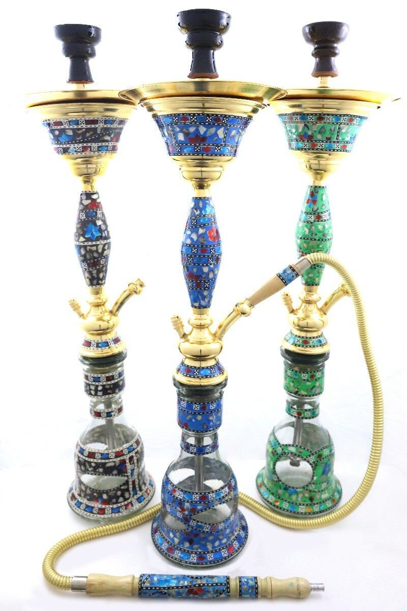 PREMIUM EGYPTIAN 1 HOSE HOOKAH ASSORTED - SMOKE VALLEY