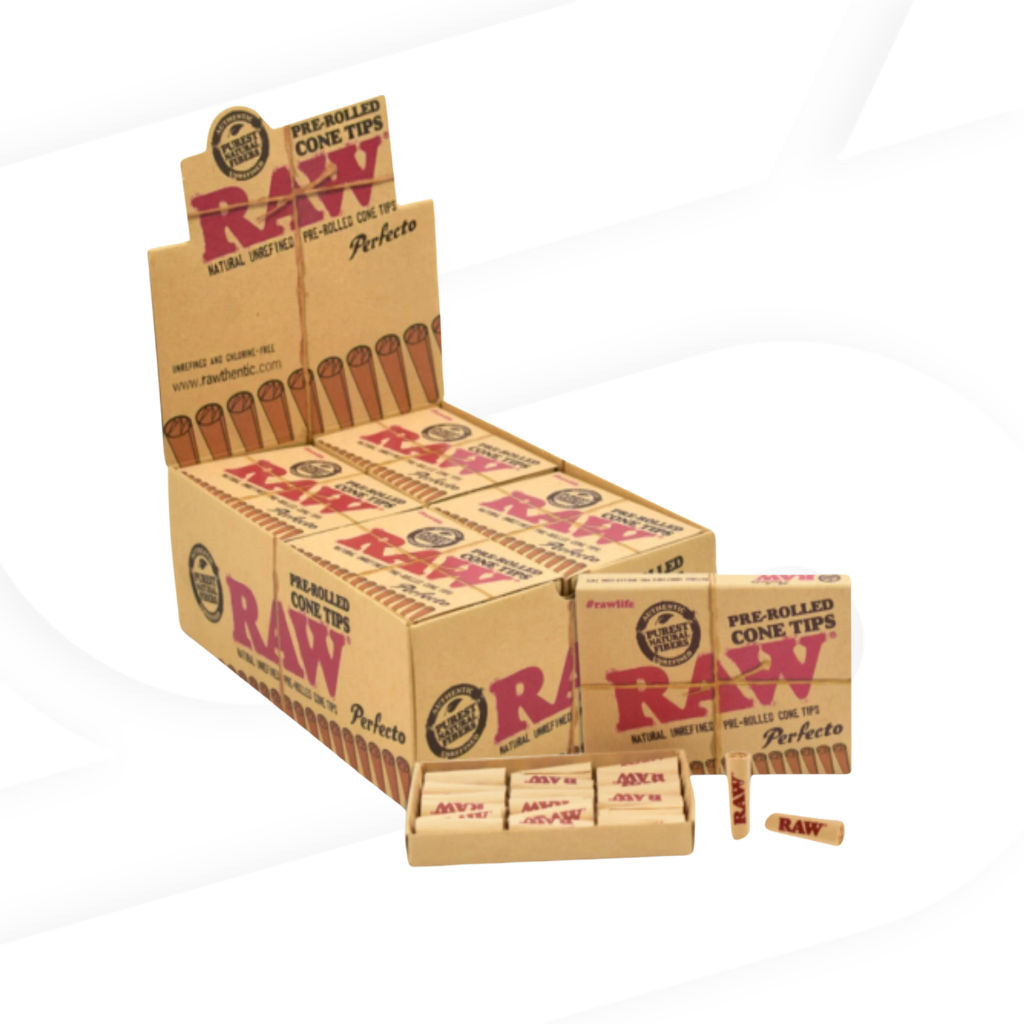 RAW PERFECTO PRE-ROLLED CONE 20 TIPS BOX - SMOKE VALLEY